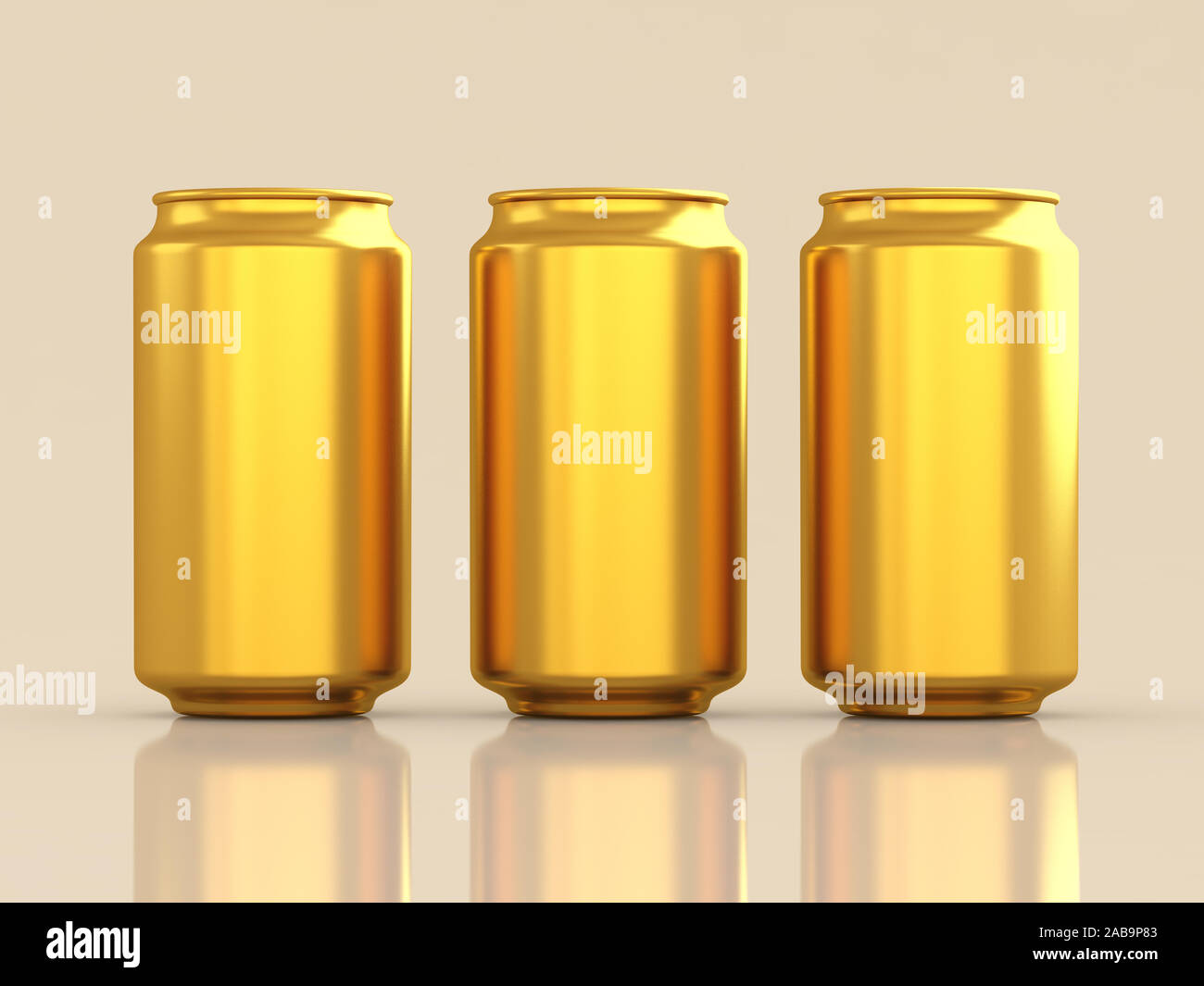 Golden aluminum can. Packaging, drink, alcohol, gold, product showcase ...