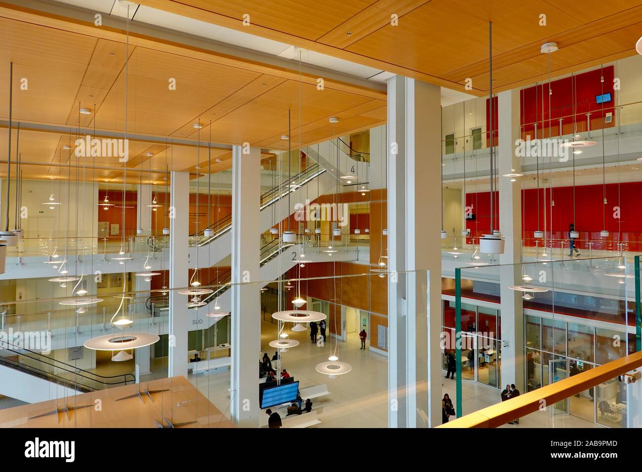 Interior of the new Tribunal, courthouse designed by Renzo Piano ...