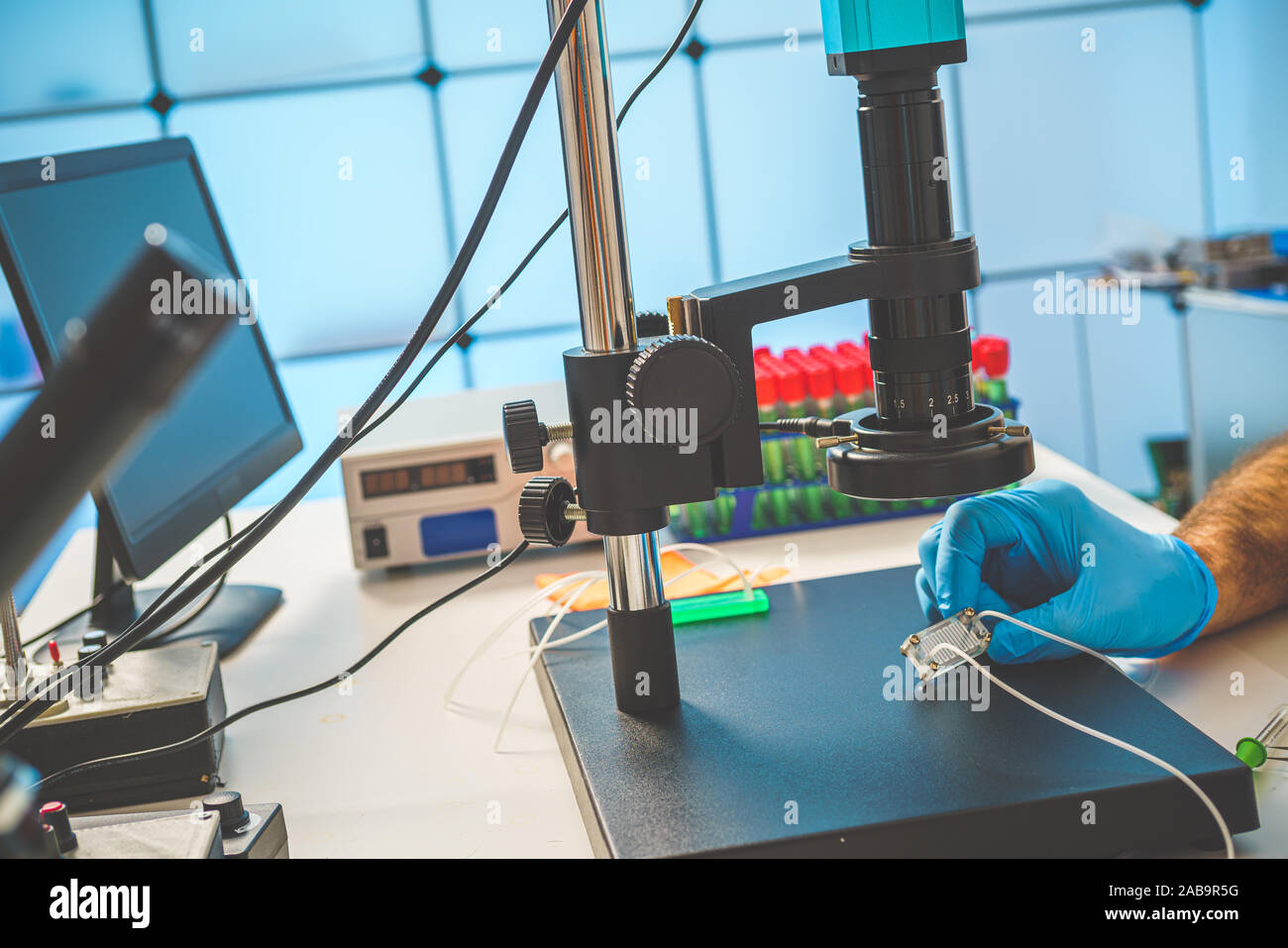Modern Medical Equipment Development Laboratory Stock Photo - Alamy