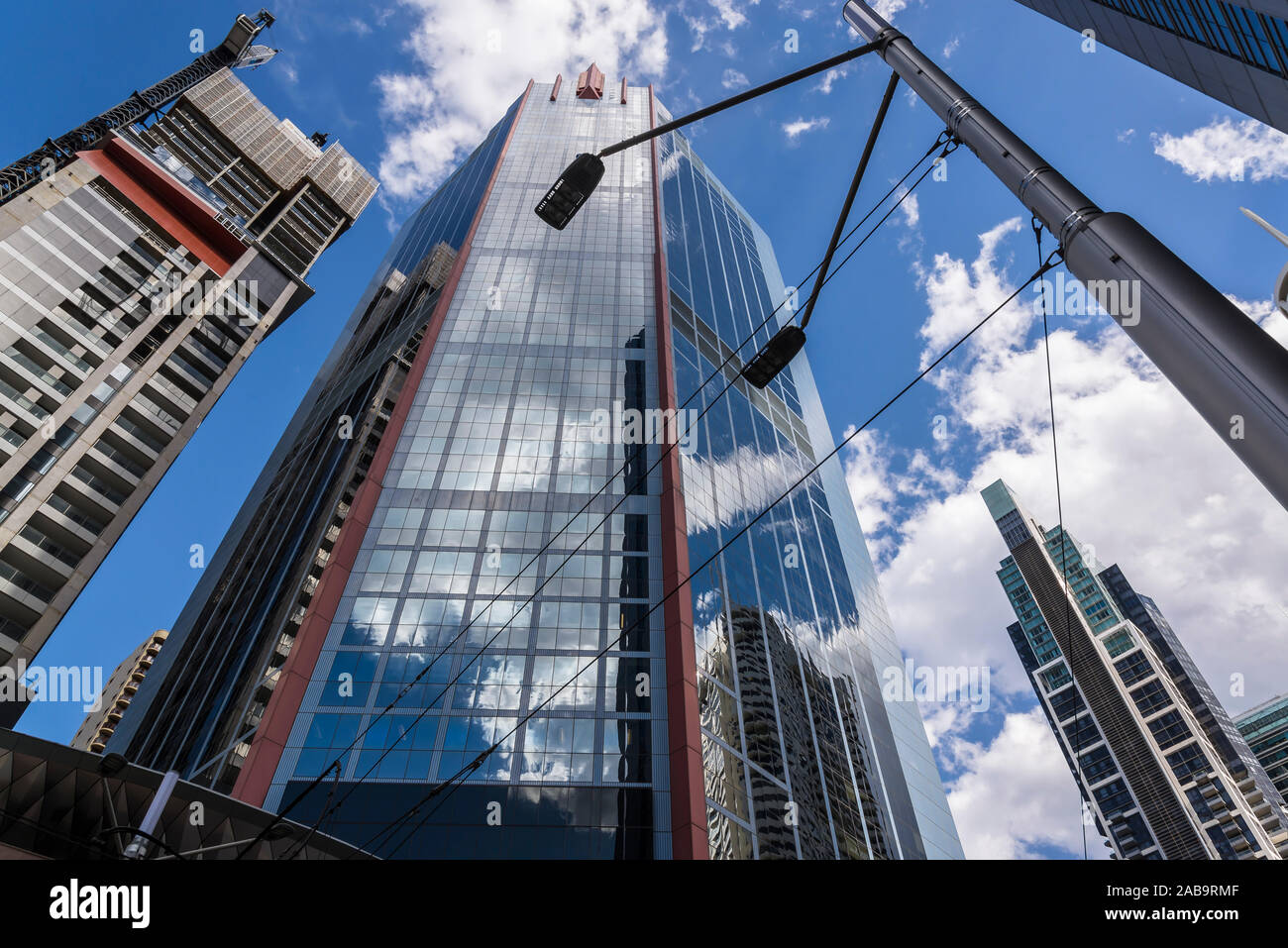 High rise architecture on George Street, Sydney, Australia Stock Photo ...