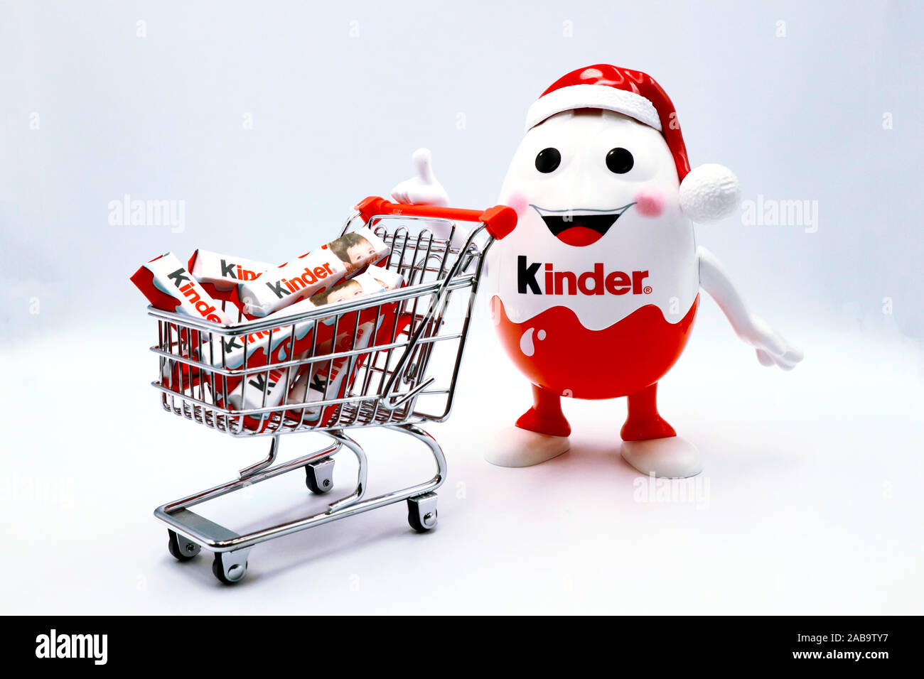 Kinder Chocolate bars. Kinder is a brand of food products made in Italy ...