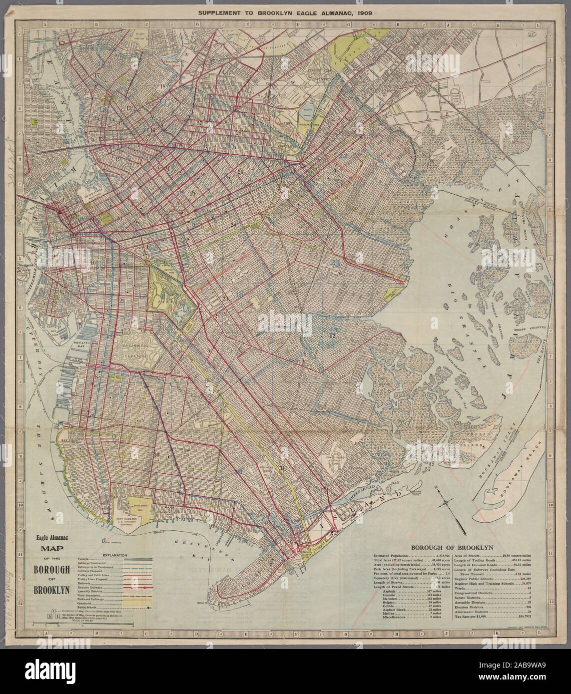 Brooklyn New York Road Map