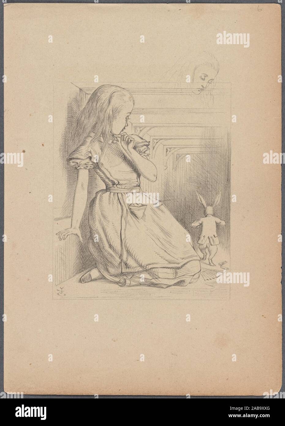 Sir John Tenniel 1820 1914 Illustration High Resolution Stock ...