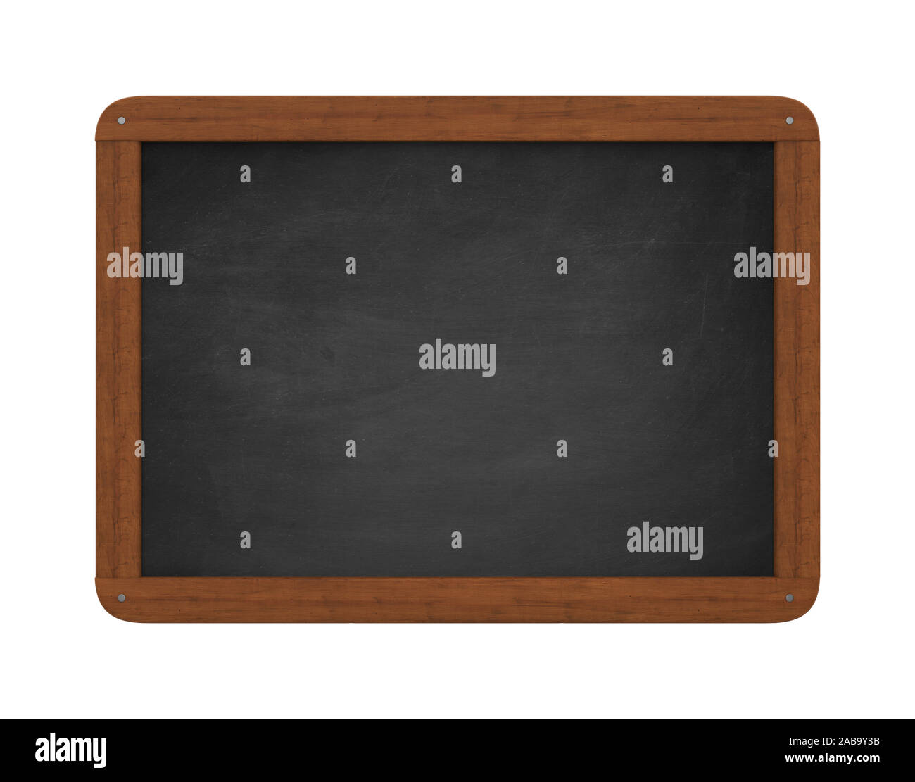 Blank Chalkboard Isolated Stock Photo - Alamy