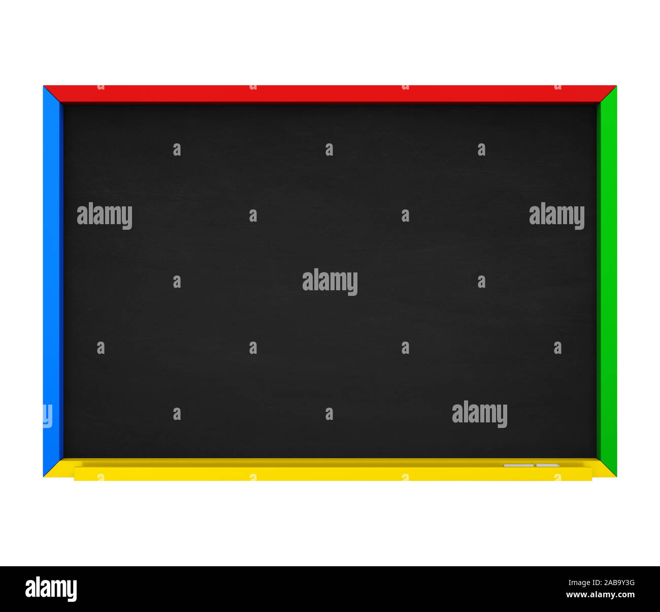Blank Chalkboard Isolated Stock Photo - Alamy