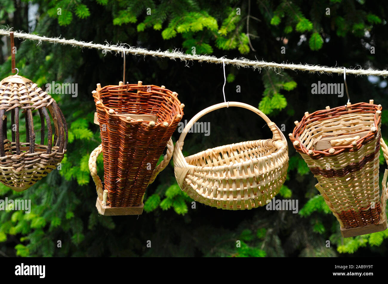 Willow baskets hi-res stock photography and images - Alamy