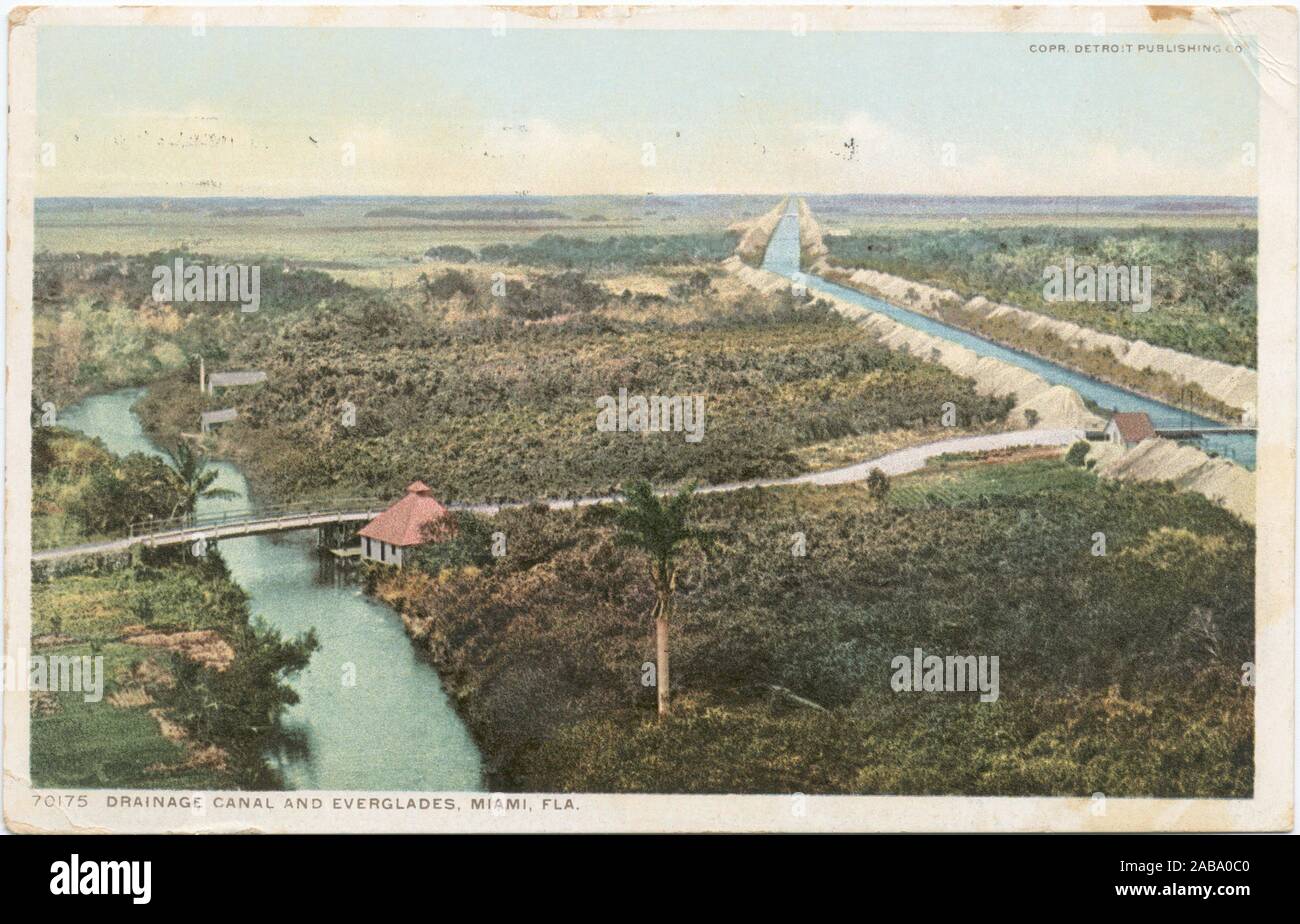 Everglades drainage canal hi-res stock photography and images - Alamy