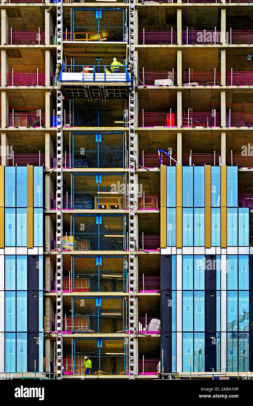 New city centre office block building developement Stock Photo - Alamy