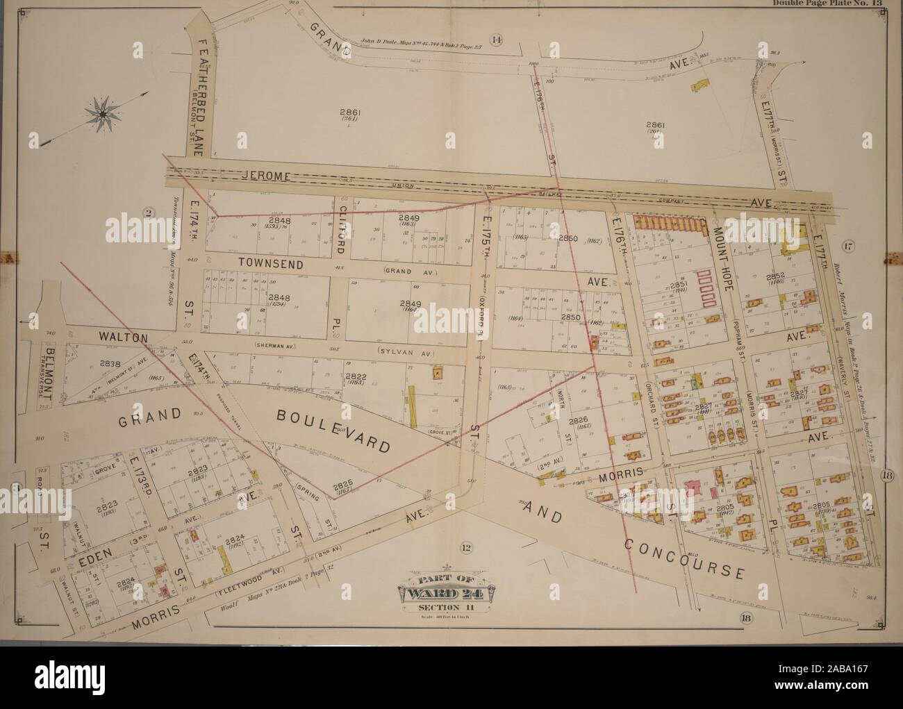 Map of walton new york hi-res stock photography and images - Alamy