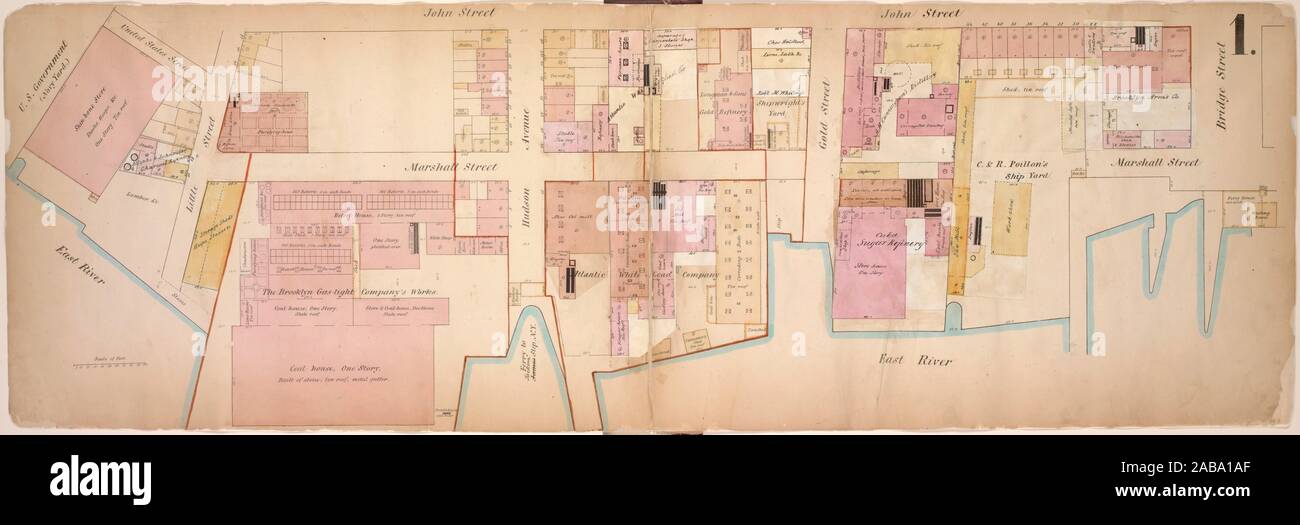 Map of little river hi-res stock photography and images - Alamy