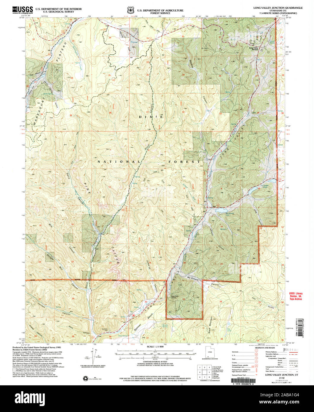 Long valley map Cut Out Stock Images & Pictures - Alamy