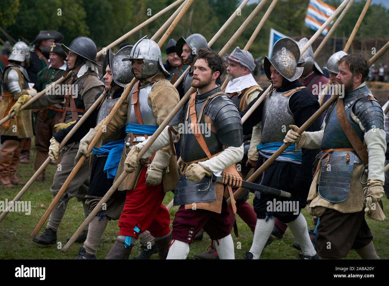 Several participants representing the armies that supported the ...