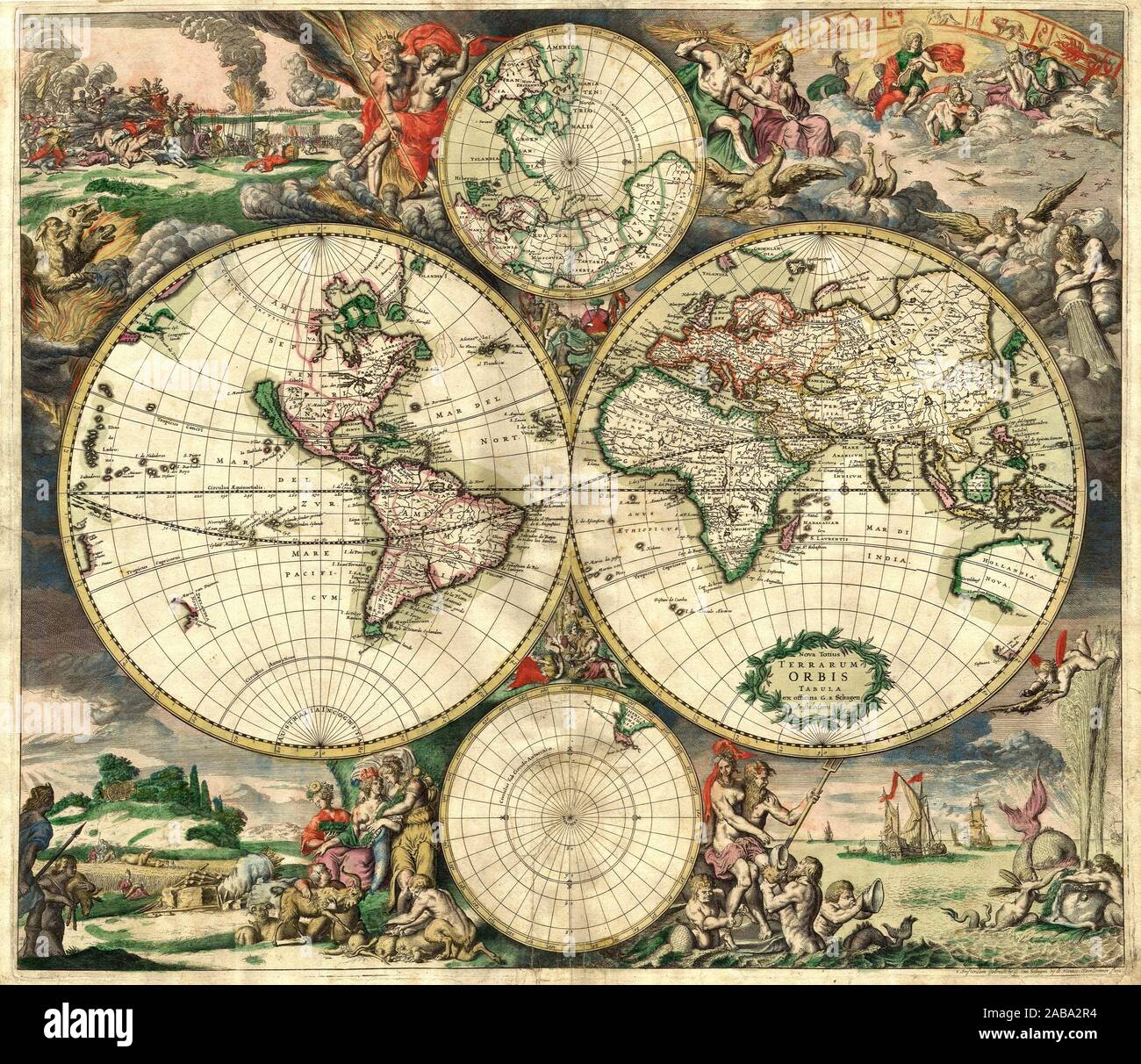 1600s world map hi-res stock photography and images - Alamy