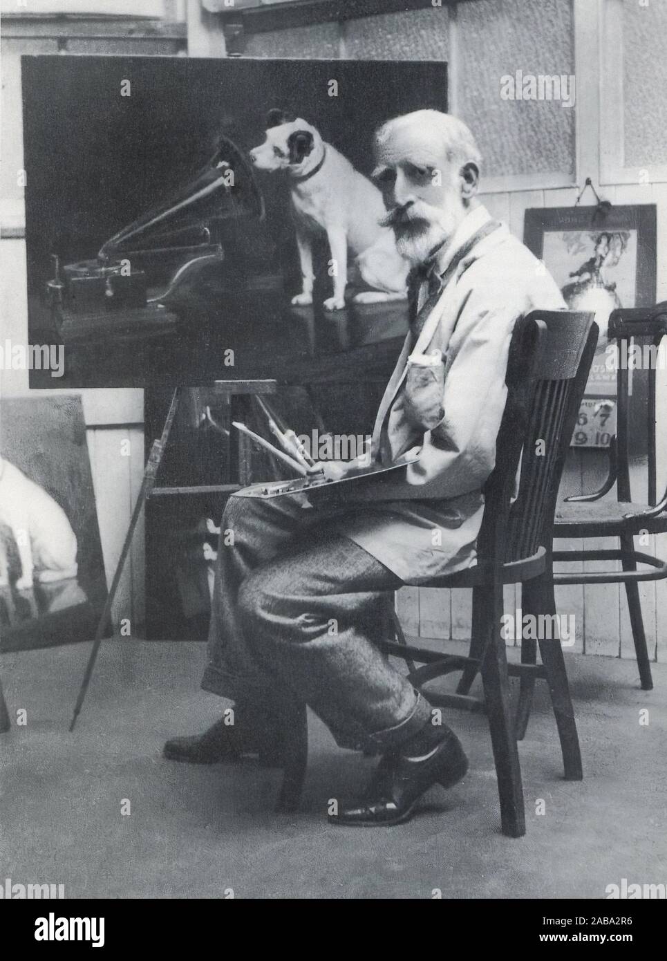 Francis barraud painting hi-res stock photography and images - Alamy