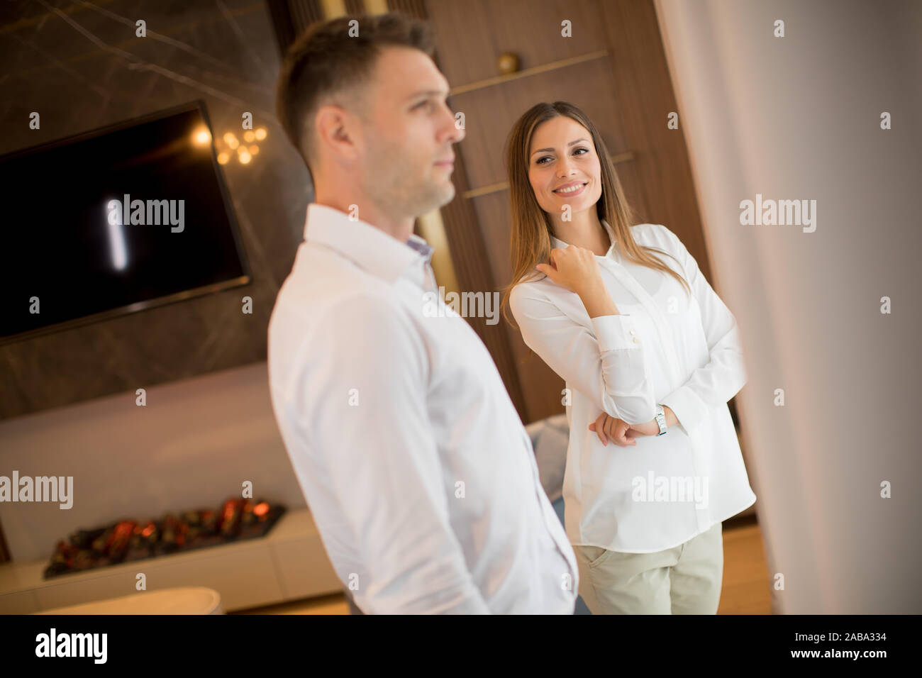 Two people living together hi-res stock photography and images - Alamy