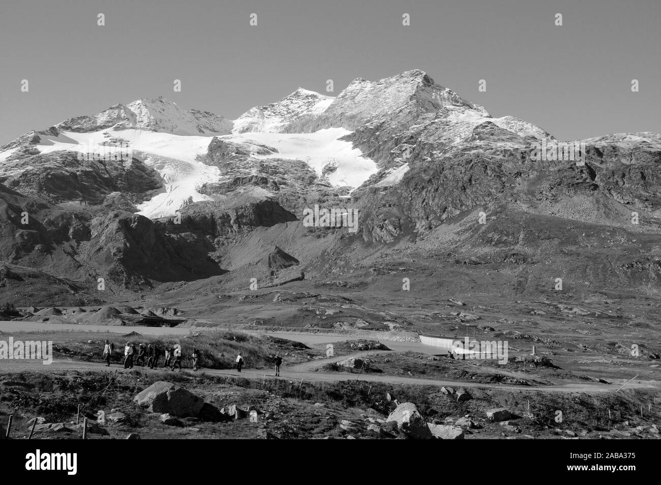 Swiss glacier train Black and White Stock Photos & Images - Alamy