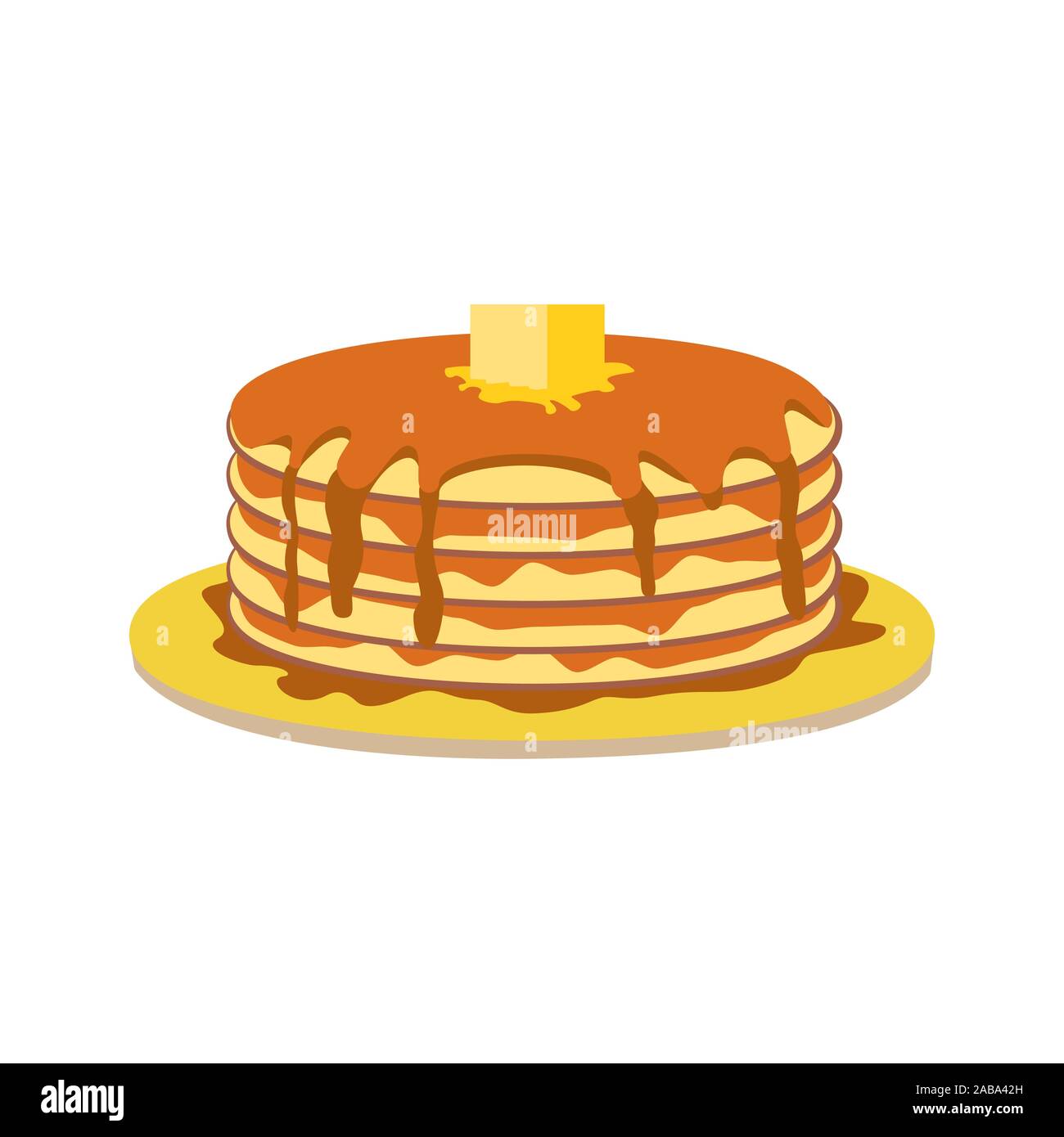 Animated Plate Of Pancakes
