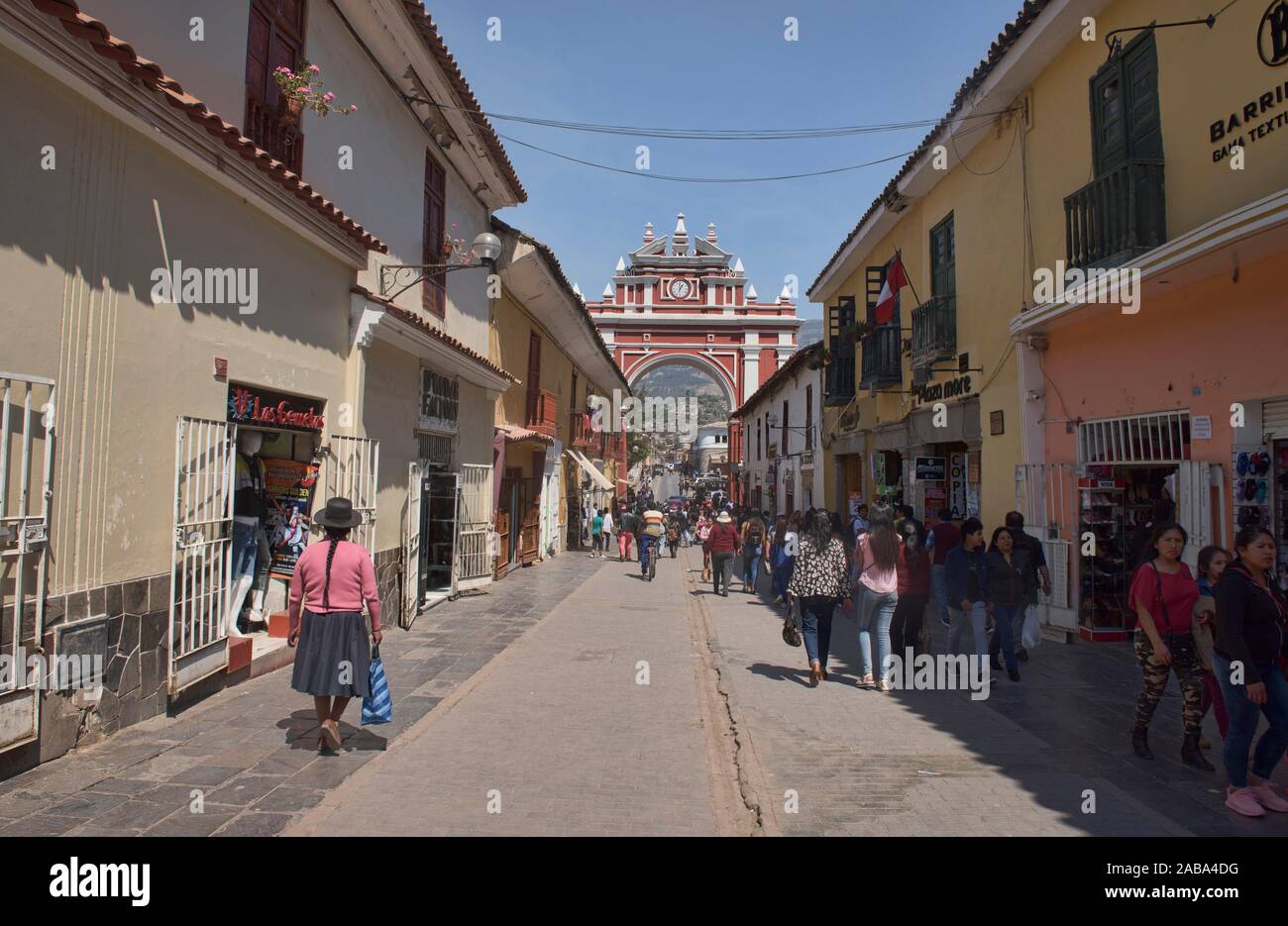 Pedestrian street of colonial Ayacucho, Peru Stock Photo - Alamy Pedestrian street of colonial Ayacucho, Peru Stock Photo - Alamy
