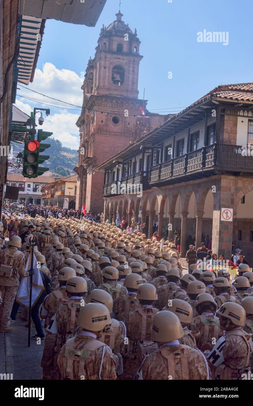 Military parade independence day peru hi-res stock photography and ...