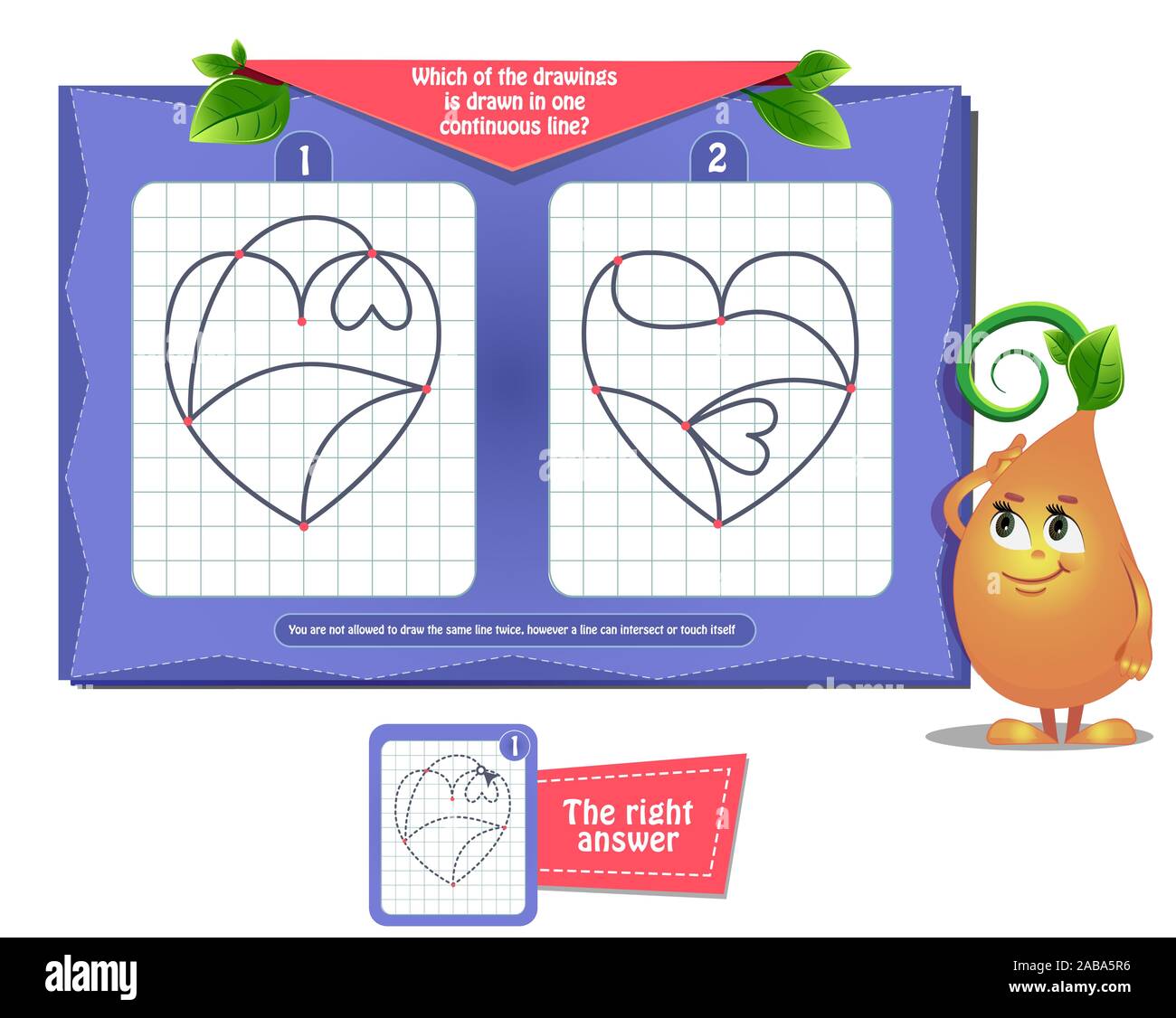 Visual educational game for children and adults. Game for brain ...