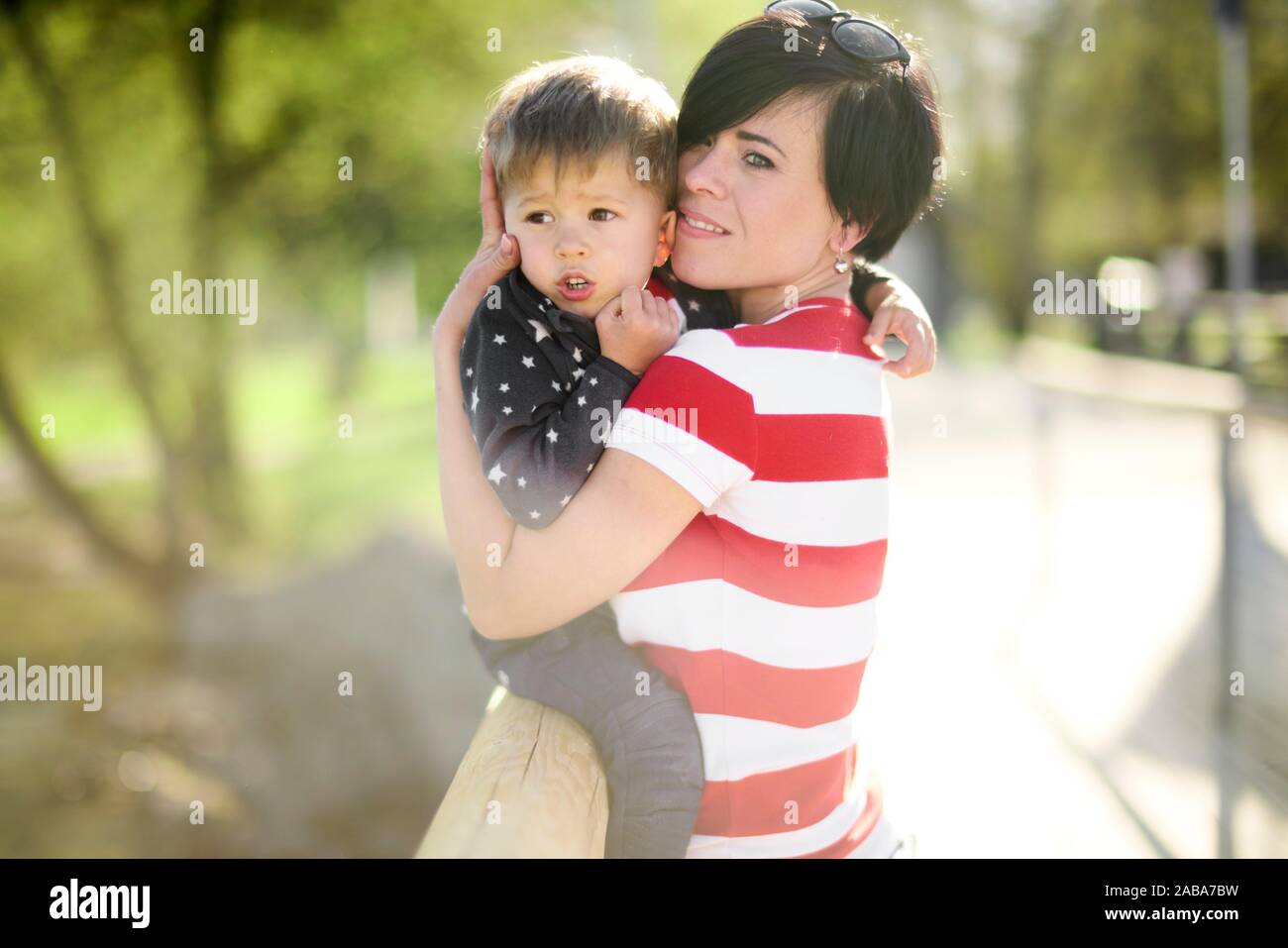 Protective mother hi-res stock photography and images - Alamy