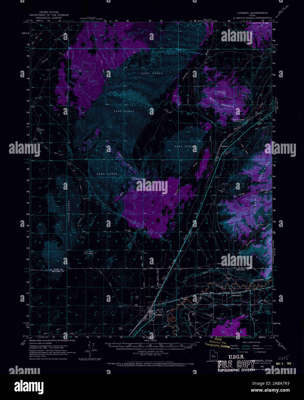 Map of lynndyl hi-res stock photography and images - Alamy