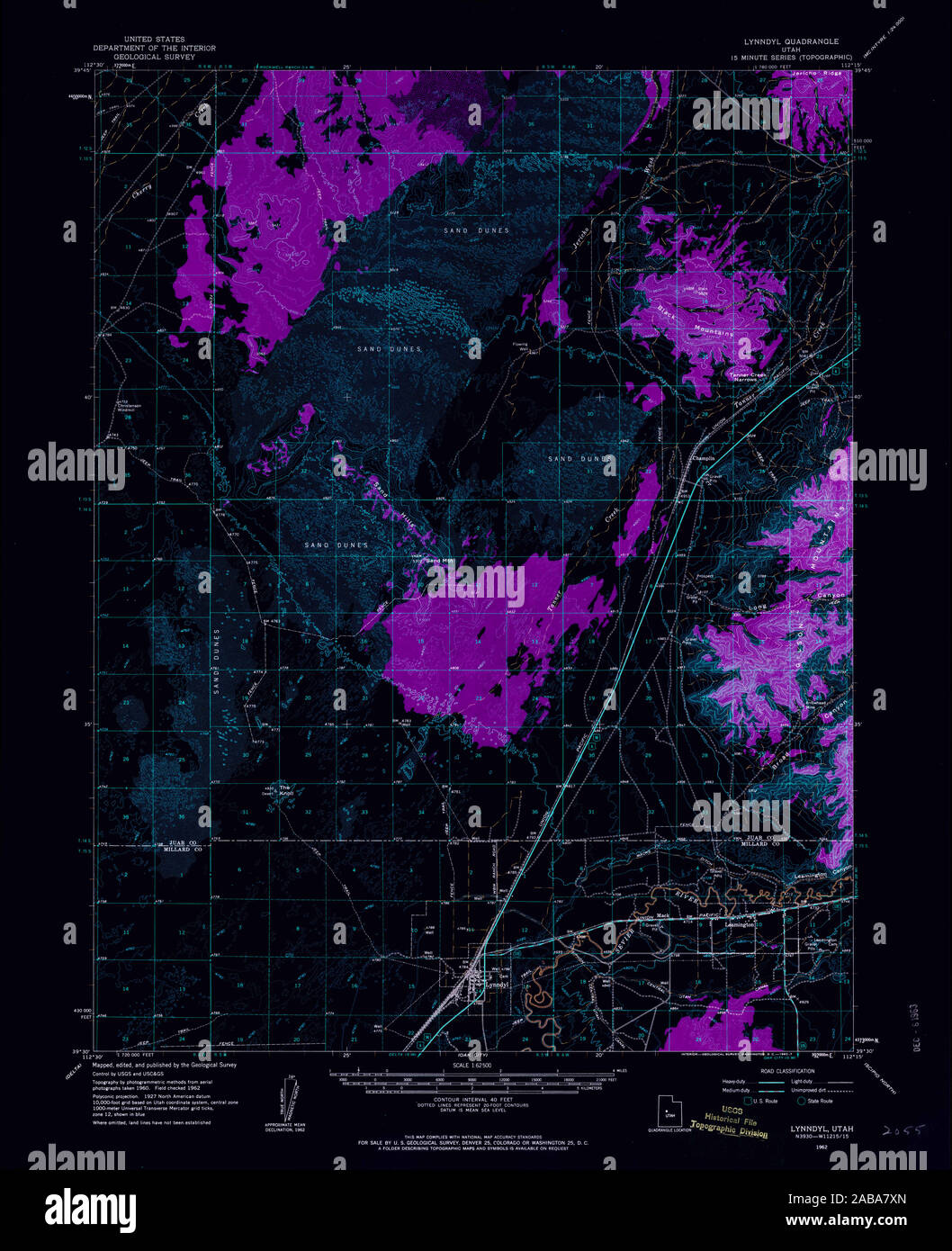 Map of lynndyl hi-res stock photography and images - Alamy