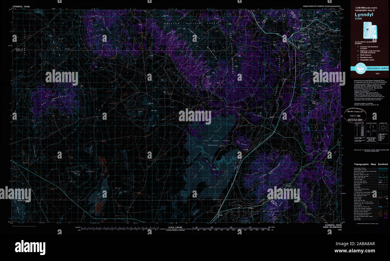 Map of lynndyl hi-res stock photography and images - Alamy