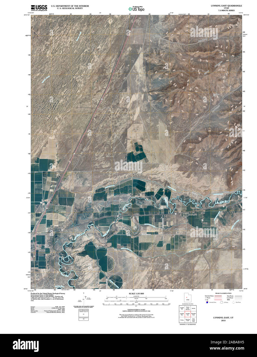Map of lynndyl hi-res stock photography and images - Alamy