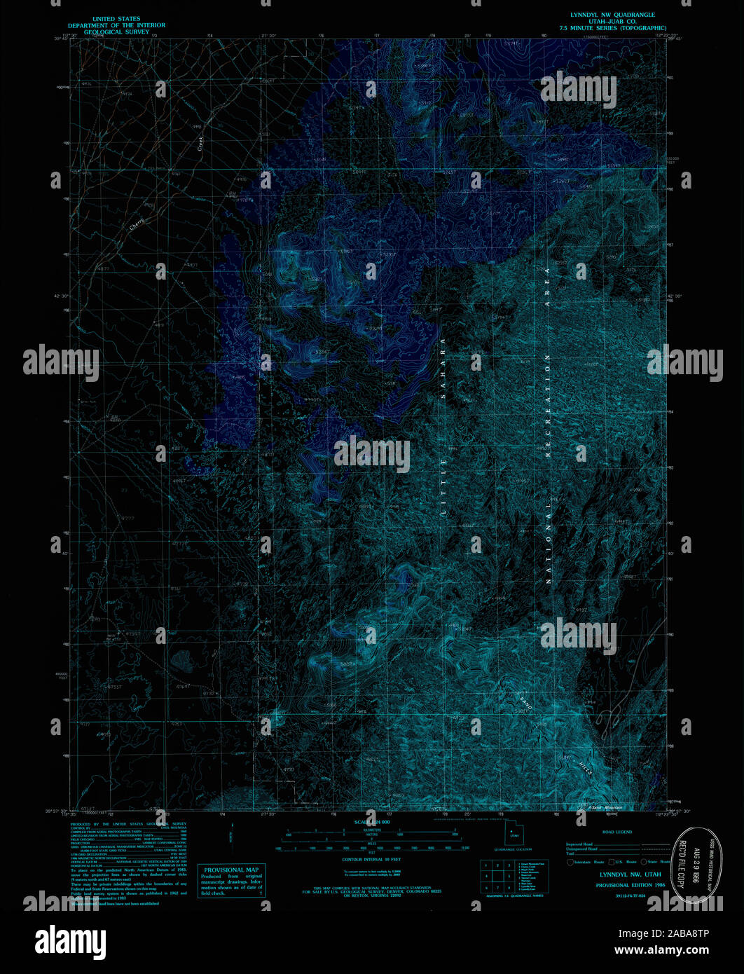 Map of lynndyl hi-res stock photography and images - Alamy