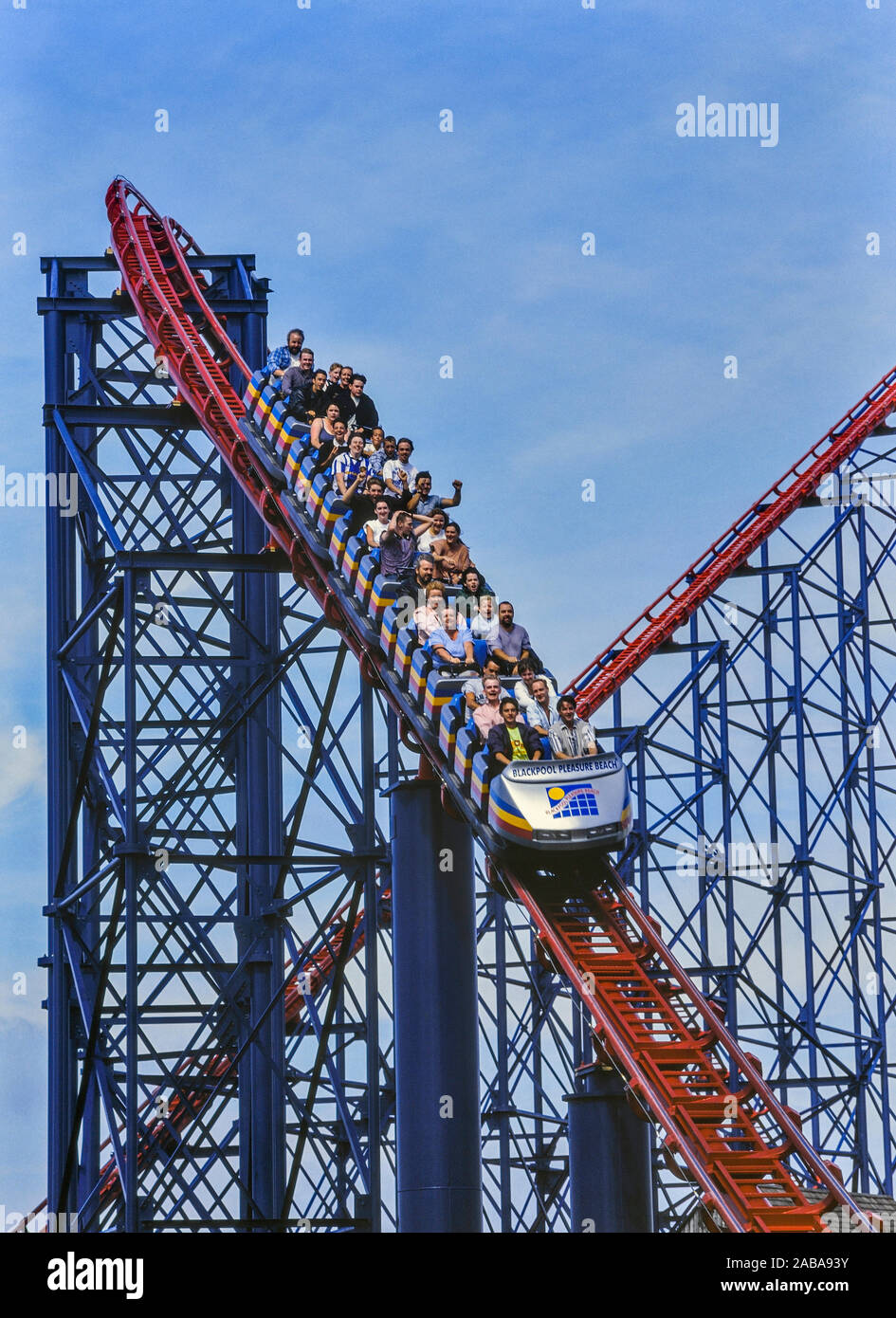 Rollercoaster carriage hi-res stock photography and images - Alamy
