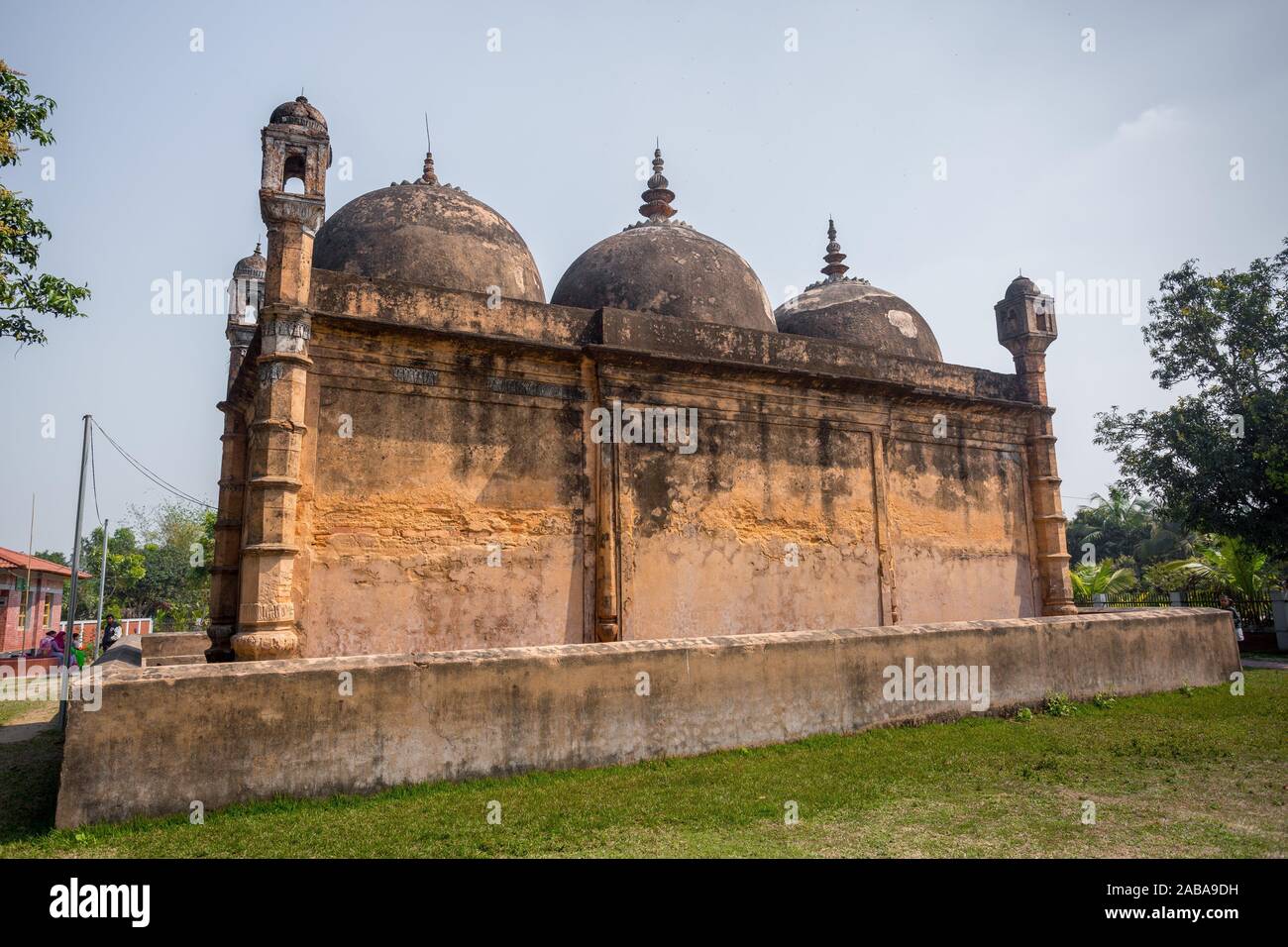 Back side view of temple hi-res stock photography and images - Alamy