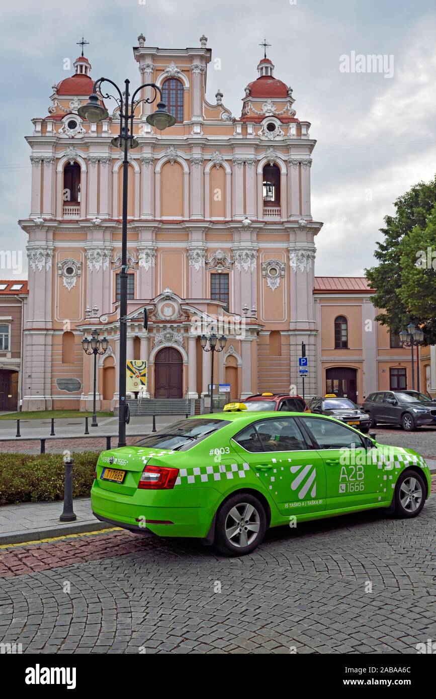 Vilnius taxi vilnius hi-res stock photography and images - Alamy