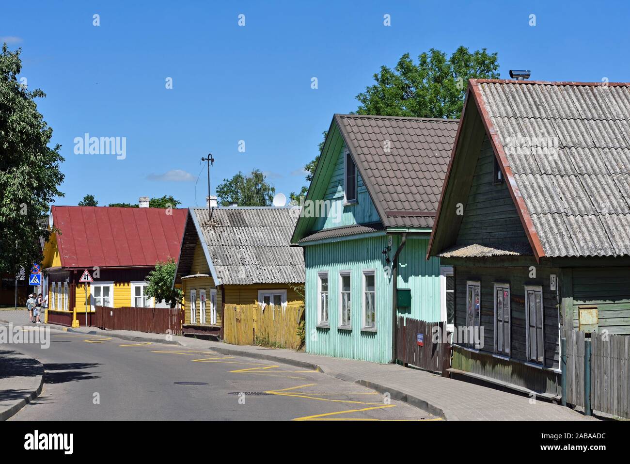 Baltic wooden houses hi-res stock photography and images - Alamy