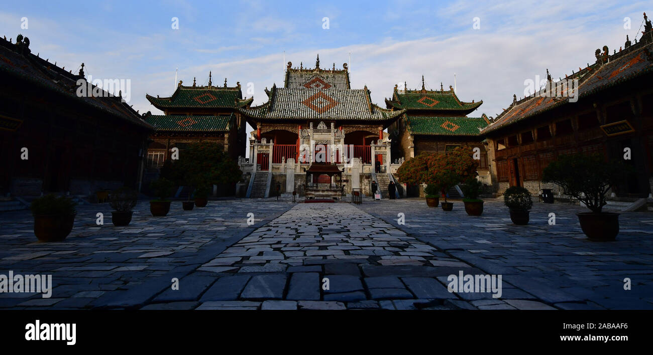 Ming dynasty buildings in the ming and qing dynasties hi-res stock ...