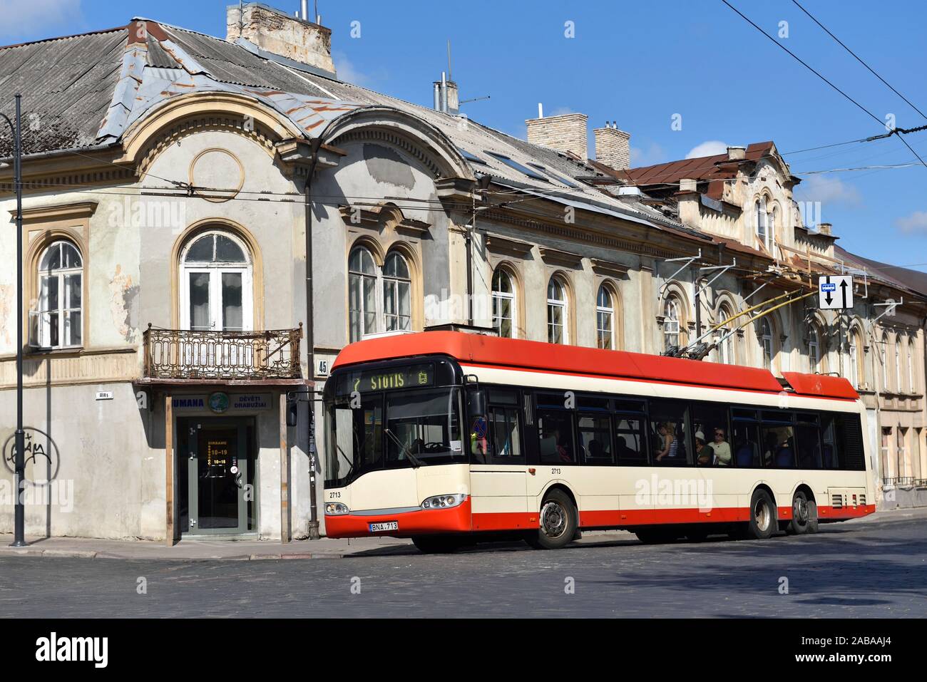 Tramway in the street hi-res stock photography and images - Alamy