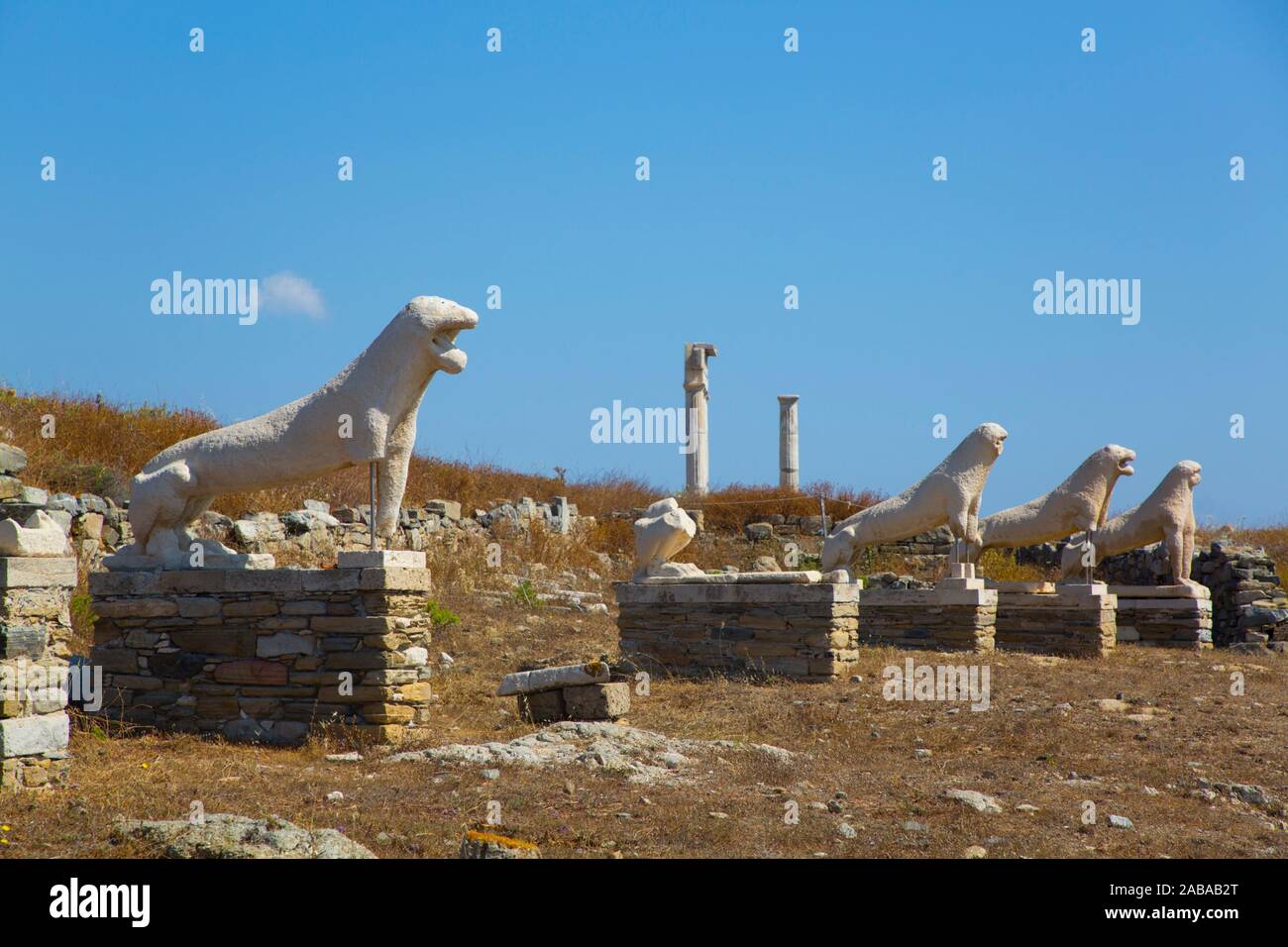 The naxian lions hi-res stock photography and images - Alamy