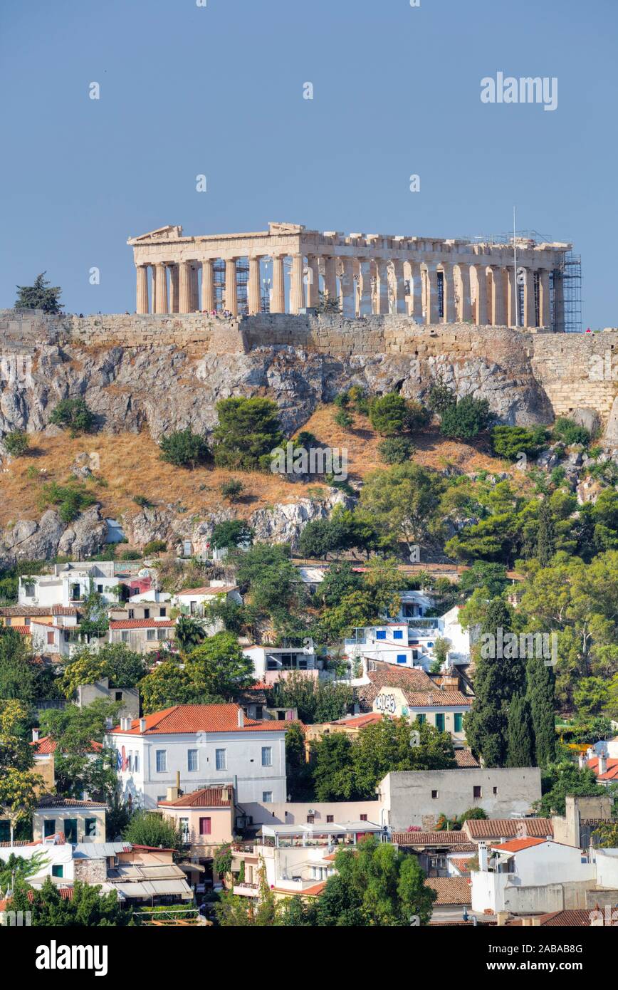 Acropolis greece vertical hi-res stock photography and images - Alamy