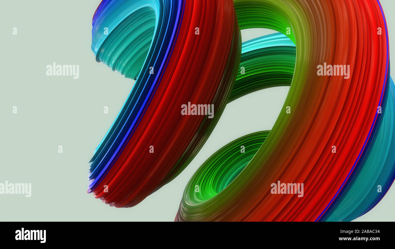 3d render. Abstract sculpture background Stock Photo - Alamy