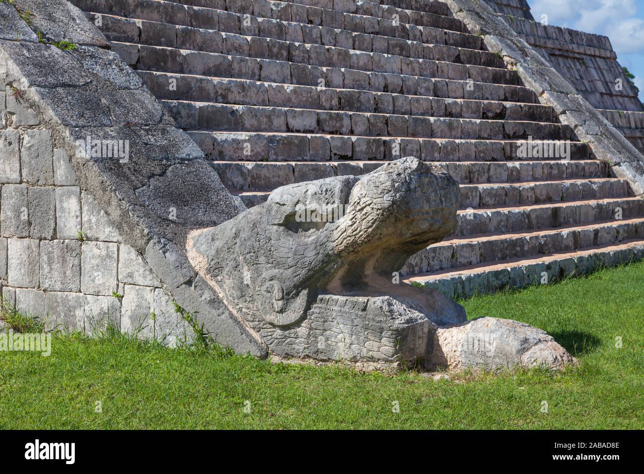 Serpent snake temple stairs hi-res stock photography and images - Alamy