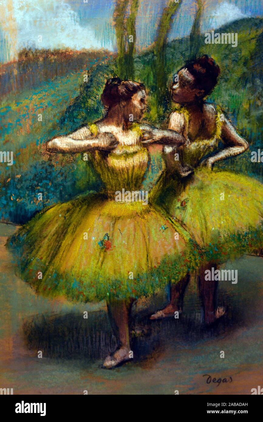 Edgar degas two dancers hi-res stock photography and images - Alamy