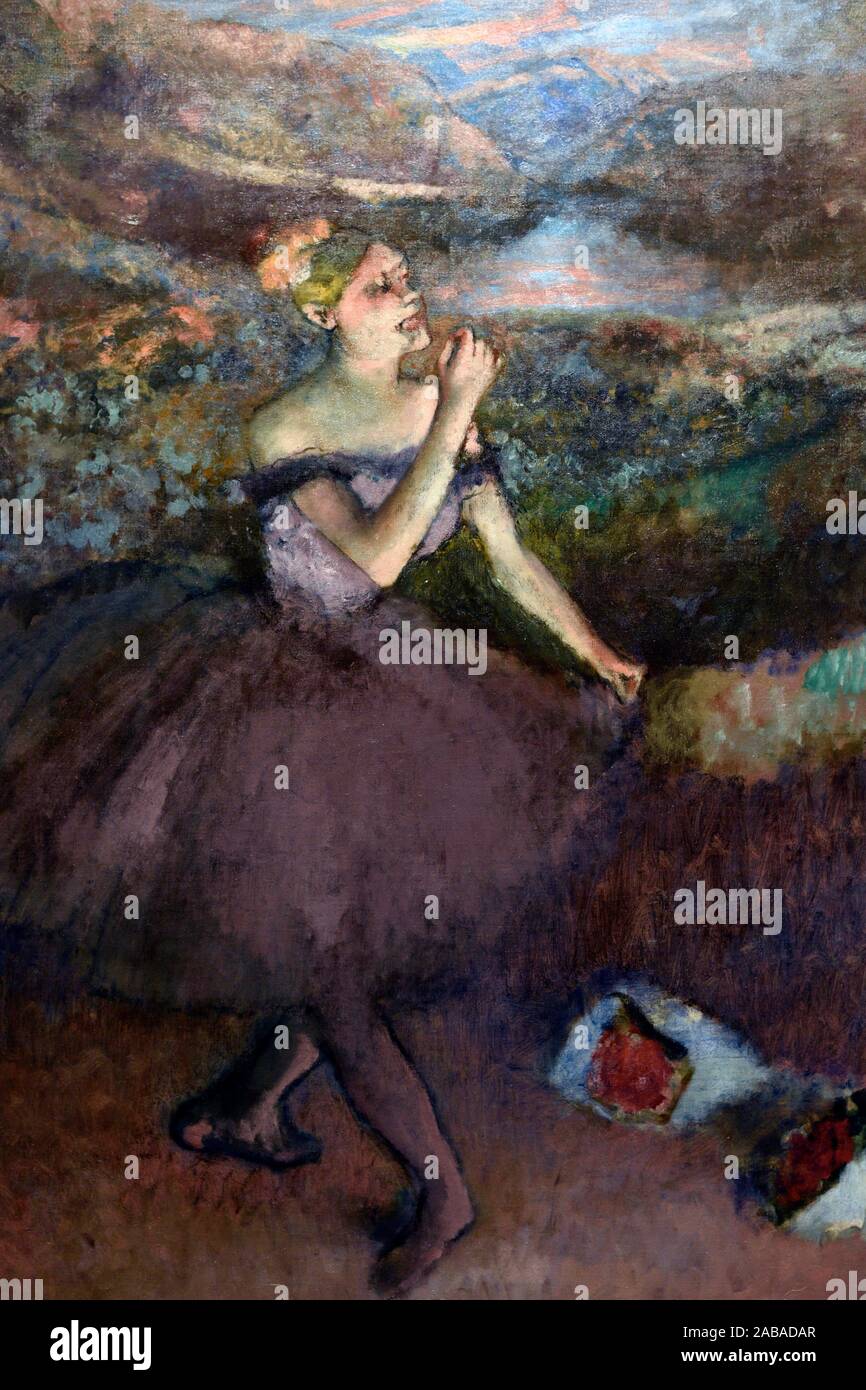 Edgar degas dancer with bouquet flowers hi-res stock photography and ...
