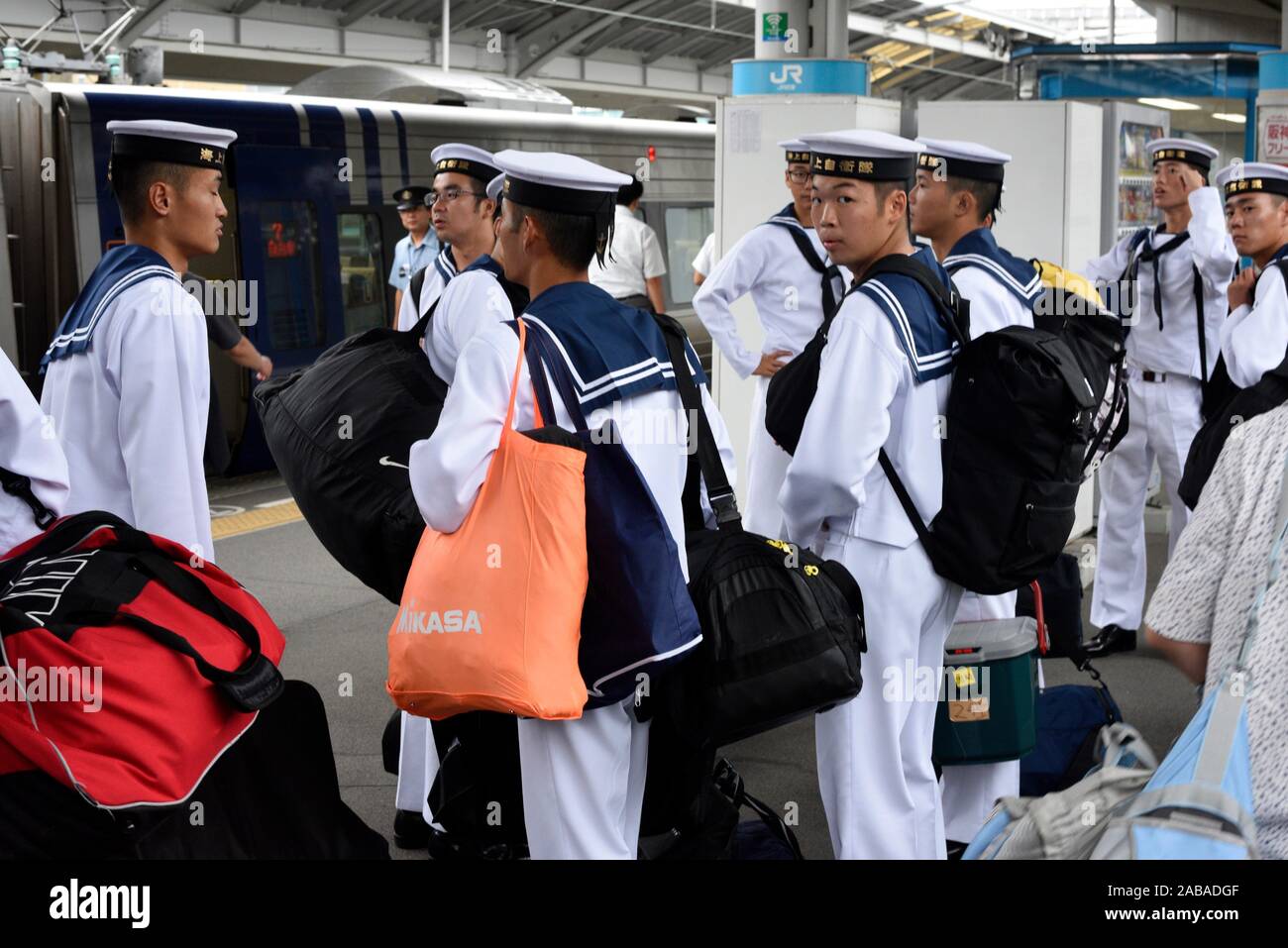 Japanese sailor uniform hi-res stock photography and images - Alamy
