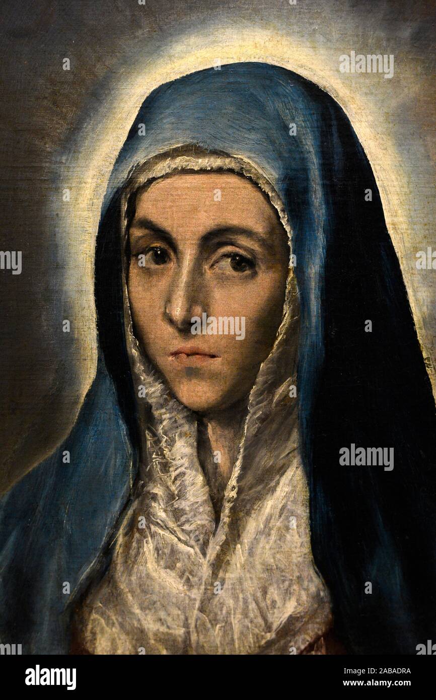 Spanish virgin mary painting hi-res stock photography and images - Alamy