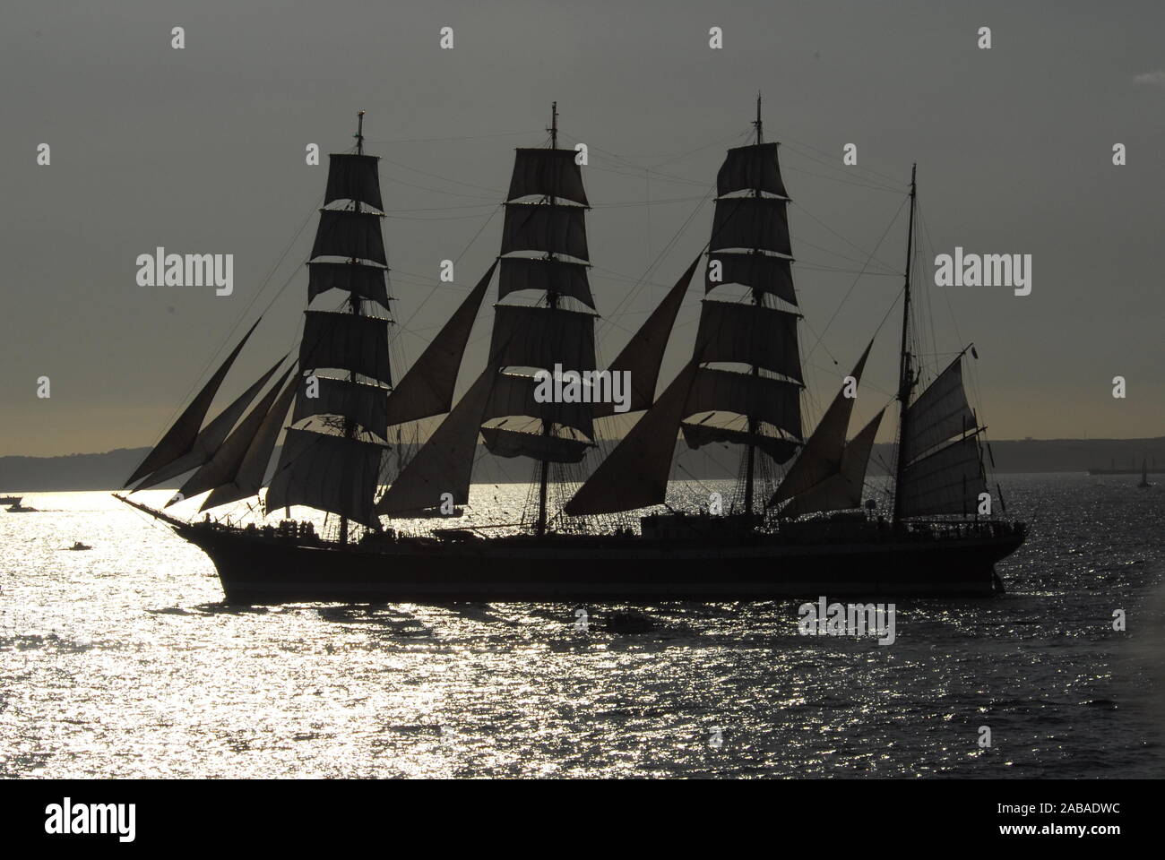 STS Sedov, a four masteed barque partisipating in the Tall Ships Race ...