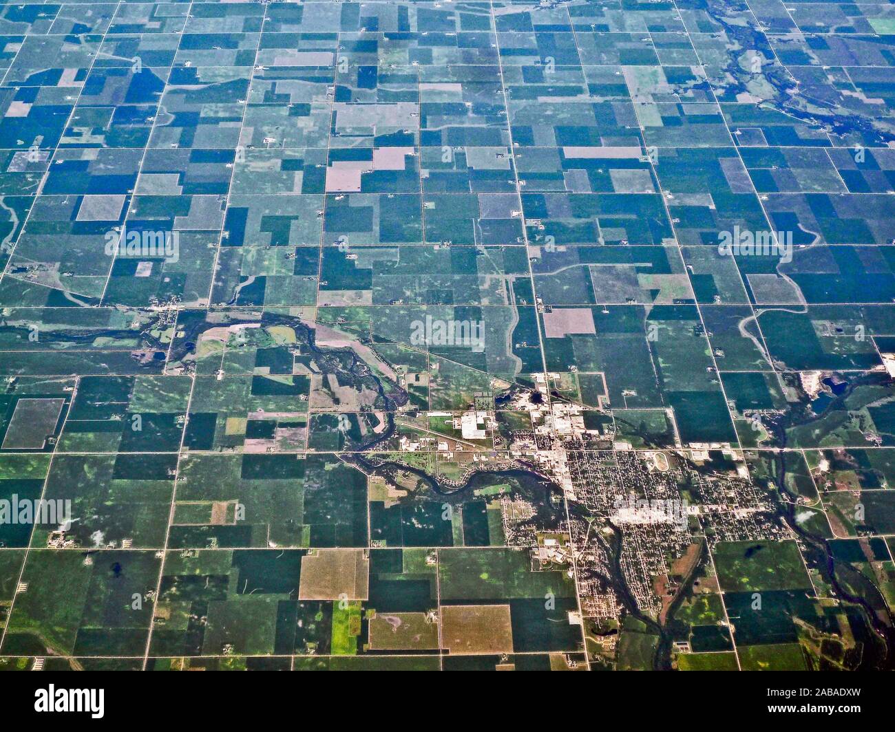 Iowa aerial hi-res stock photography and images - Alamy