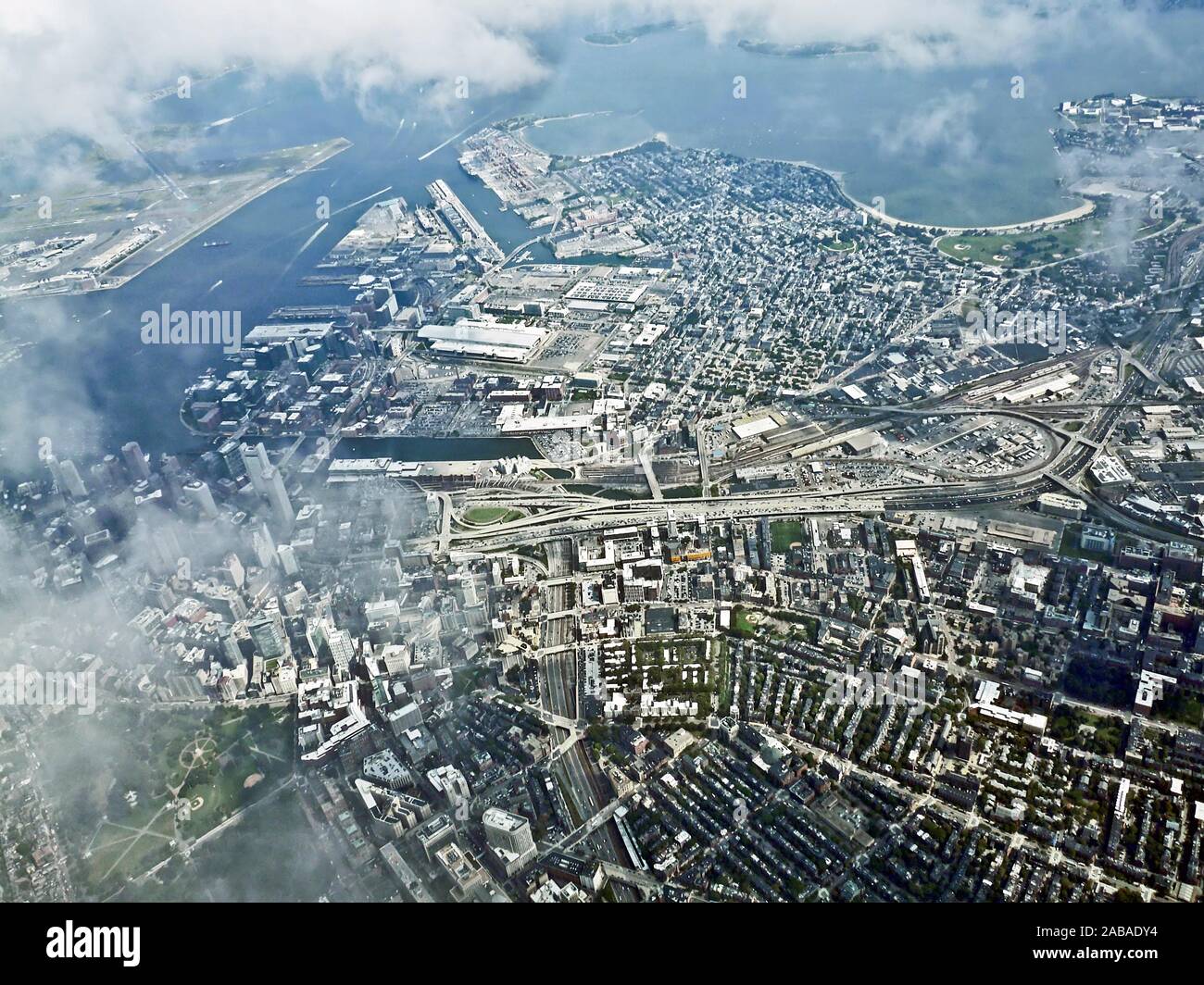 Boston Harbor Aerial High Resolution Stock Photography and Images - Alamy