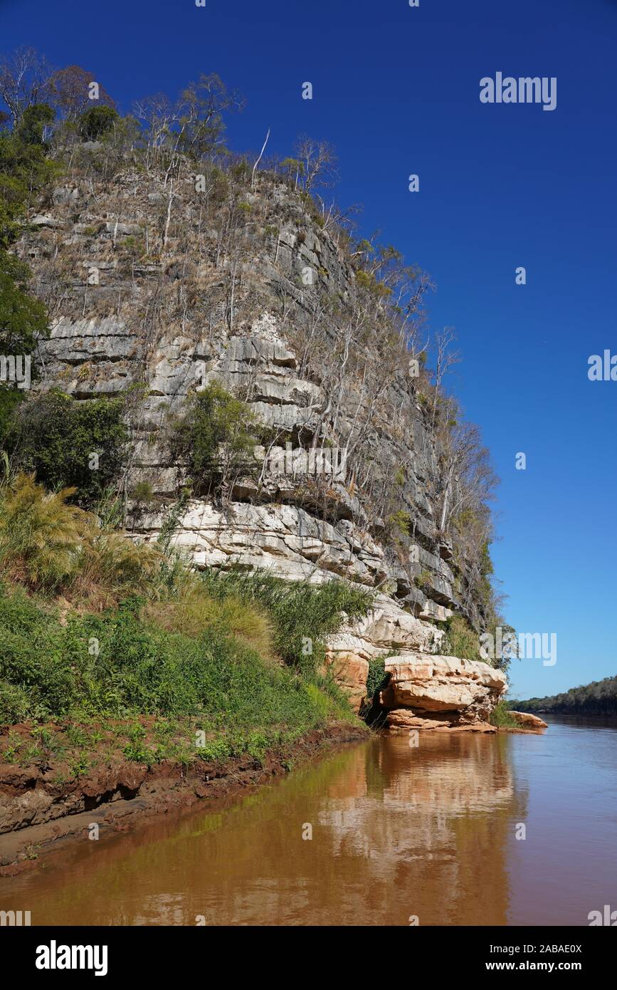 Africa Madagascar Bemaraha Manambolo River High Resolution Stock ...