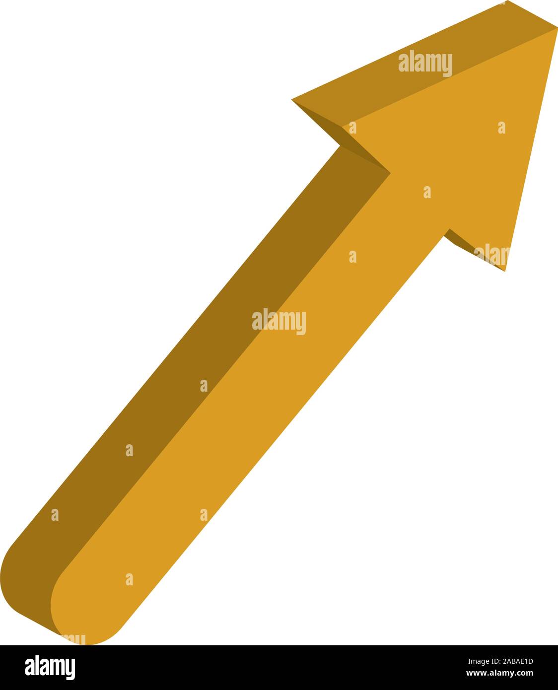 arrow up 3d style icon vector illustration design Stock Vector Image ...