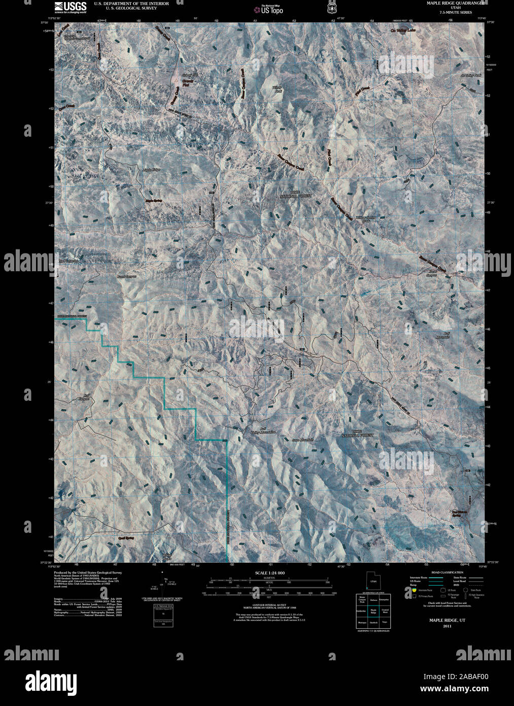 Maple ridge map hi-res stock photography and images - Alamy